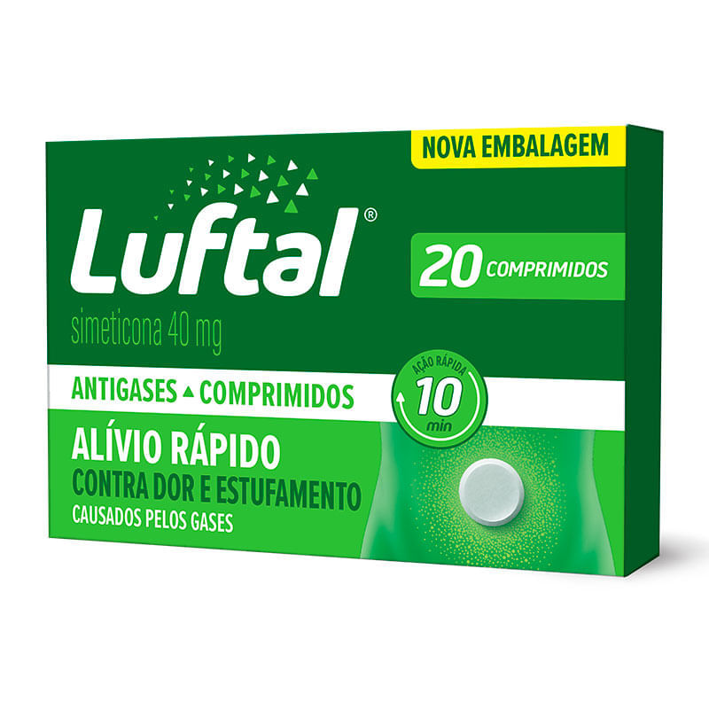 Luftal 40mg 20 Comprimidos
