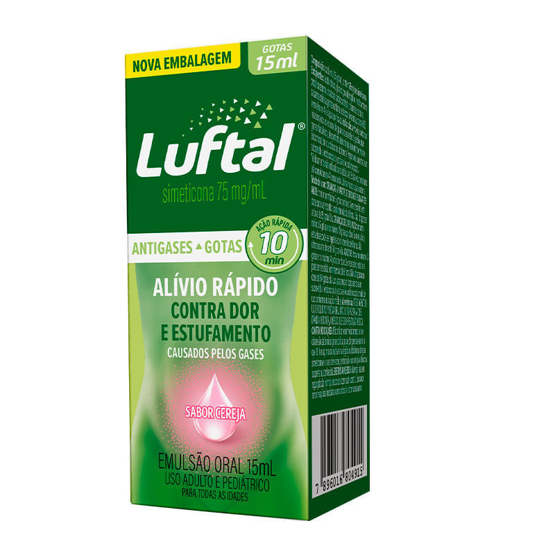 Luftal 75mg/ml Gotas 15ml - Preço, Bula e Para que serve