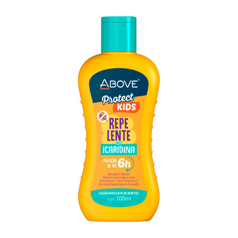 Repelente Infantil Above Protect Kids 100ml: Com Icaridina