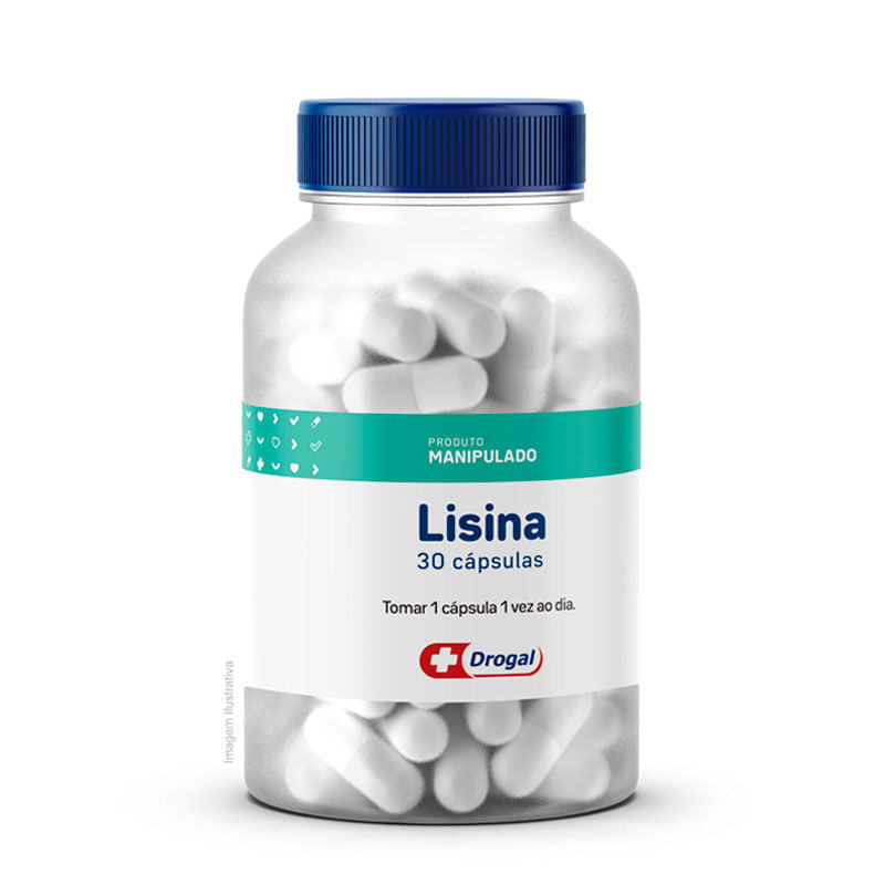 Lisina 30 Cápsulas: Para que serve, Como Usar, Manipulação