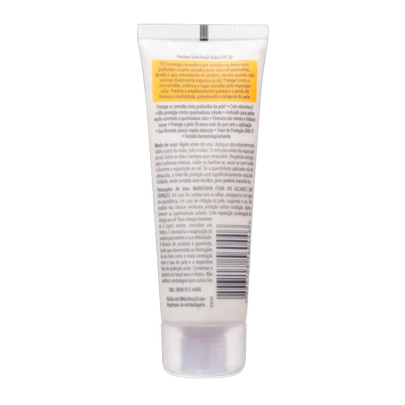 Protetor Solar Facial Cenoura e Bronze FPS50 50g | Drogal