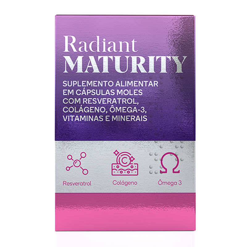 Radiant Maturity 60 Cápsulas: Preço e Mais | Drogal