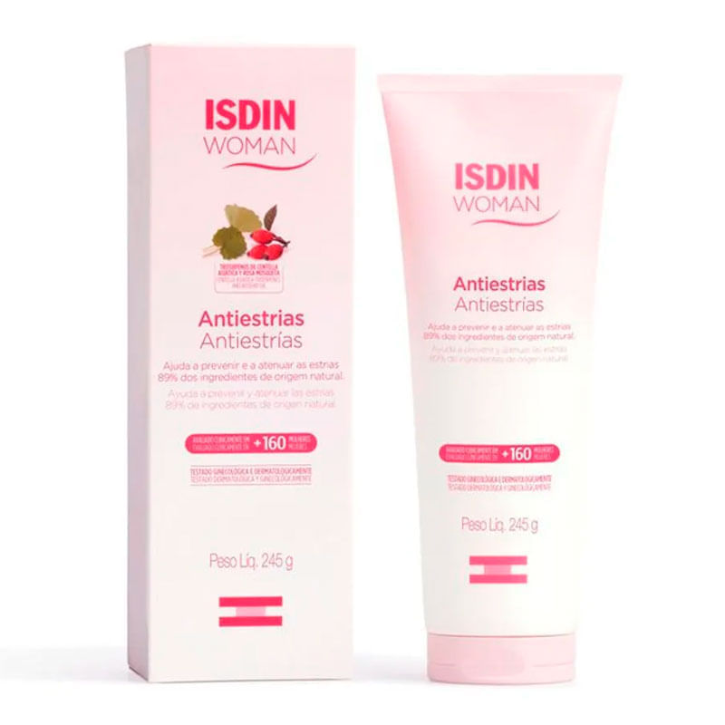 Hidratante Corporal Isdin Woman Antiestrias 245g | Drogal