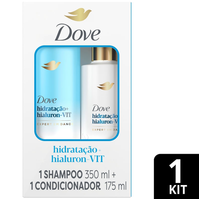 Kit Shampoo Dove Hidratação+ Hialuron-Vit: Melhor Preço