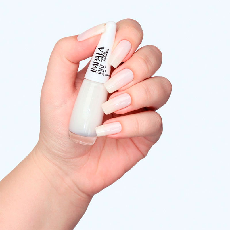 Esmalte Transparente Impala Top Pop 7,5ml: Melhor Preço