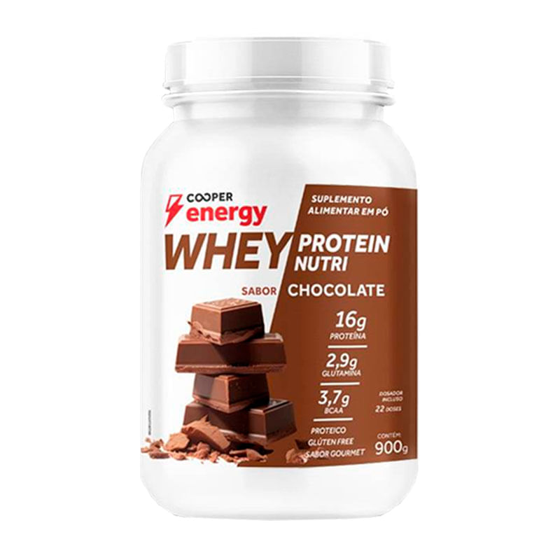 Whey Protein Nutri Cooper Energy Sabor Chocolate 900g: Preço