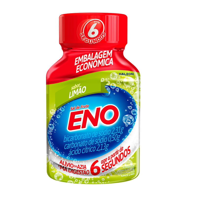 Eno Sabor Limão 100g: Alívio em 6 Segundos | Drogal