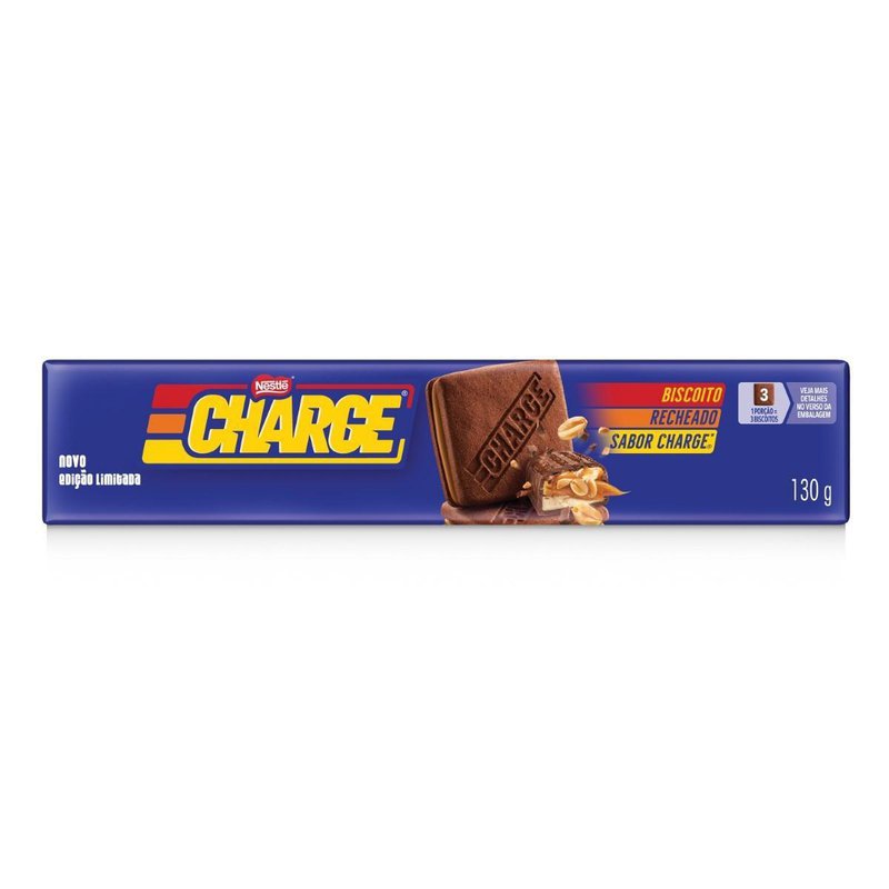Biscoito Recheado Nestlé Charge 130g | Sabor e Recheio