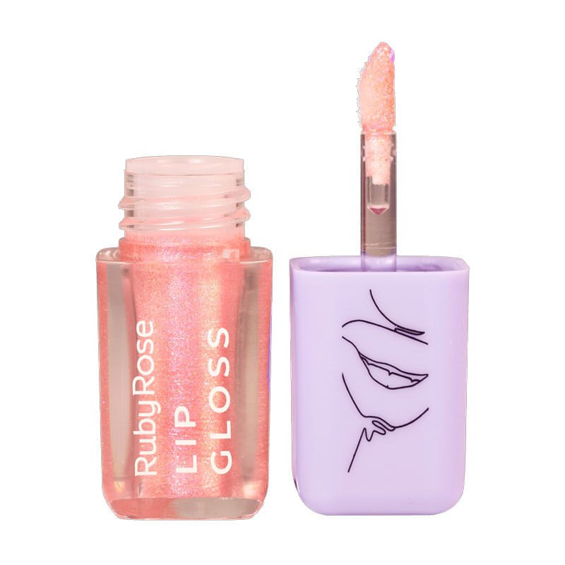 Lip Gloss Labial Ruby Rose Cor Flashlight 4,5g: Melhor Preço