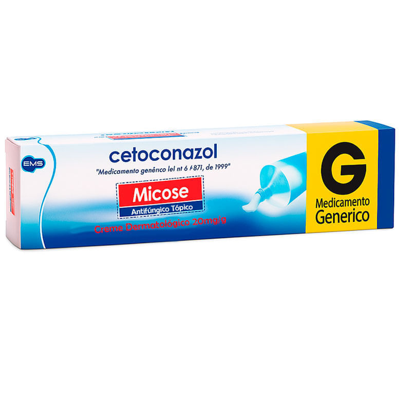 Cetoconazol 20mg/g EMS Creme 30g: Bula. Como Usar | Drogal