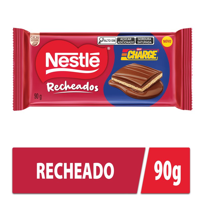 Chocolate Nestlé Charge 90g: Sabor Intenso e Crocante