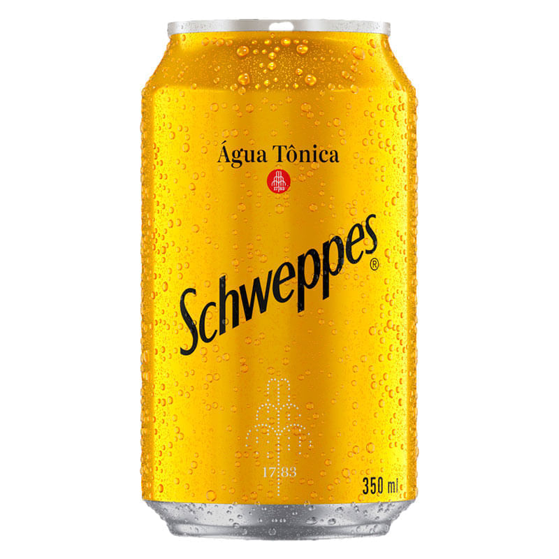 Água Tônica Original Schweppes Lata 350ml - Farmácia Drogal