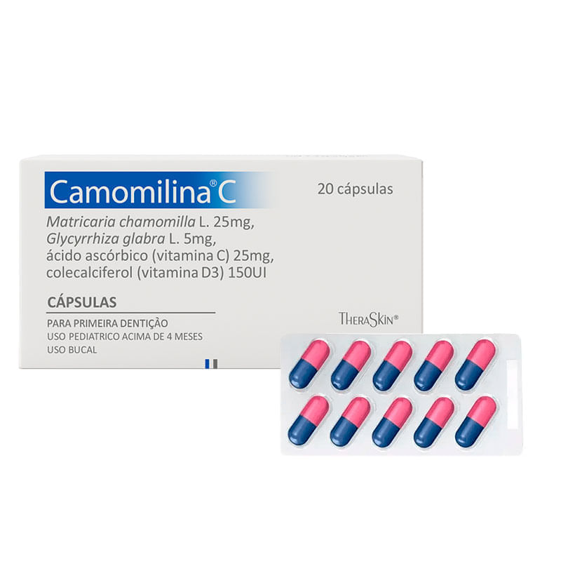 Camomilina C 20 Cápsulas: Como Usar, Como Funciona, Bula