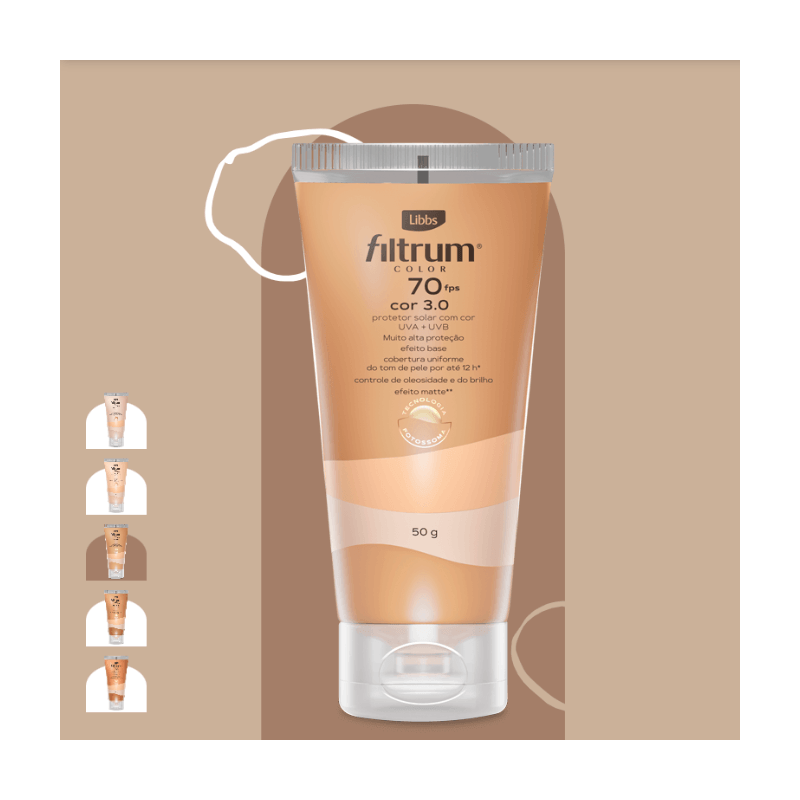 Protetor Facial Filtrum Color FPS70: Alta Proteção com Cor