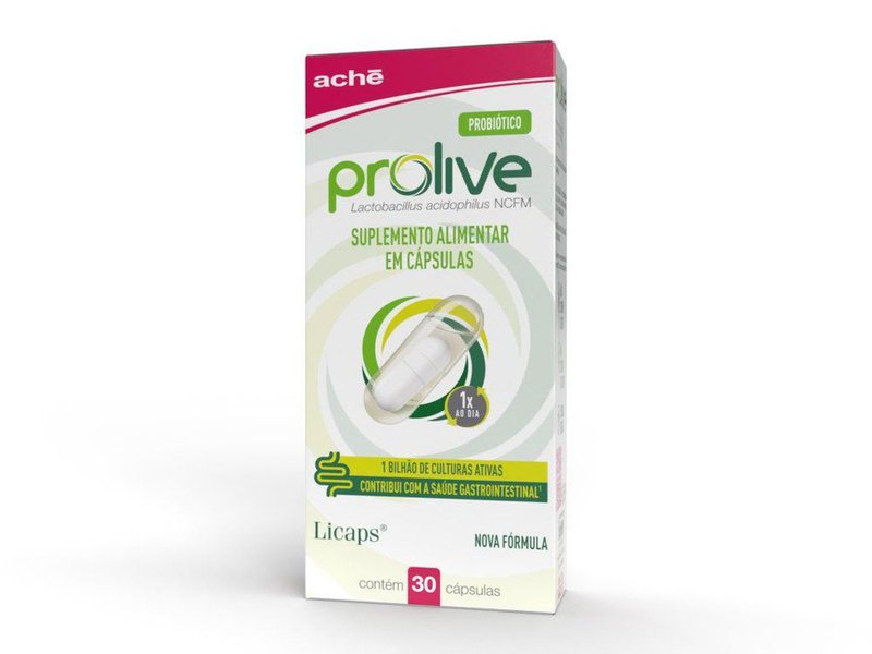 Suplemento Alimentar Prolive 30 Cápsulas