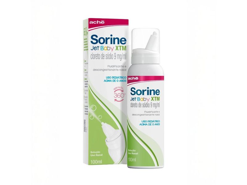 Sorine Jet Baby XTM 9mg/ml Solução Nasal 100ml | Drogal
