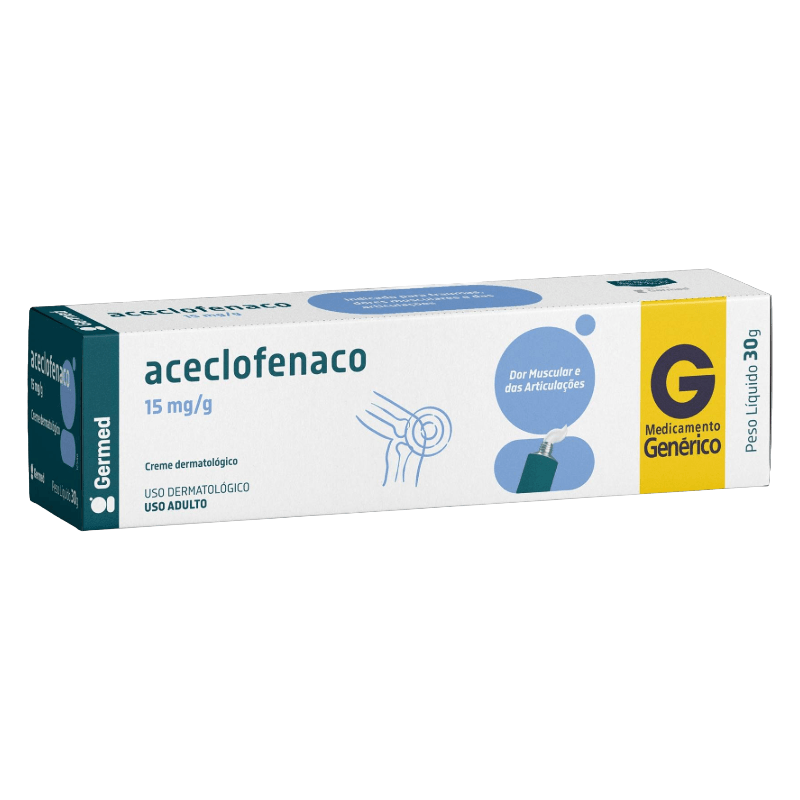 Creme Dermatológico Aceclofenaco 30g Bula, Como Usar