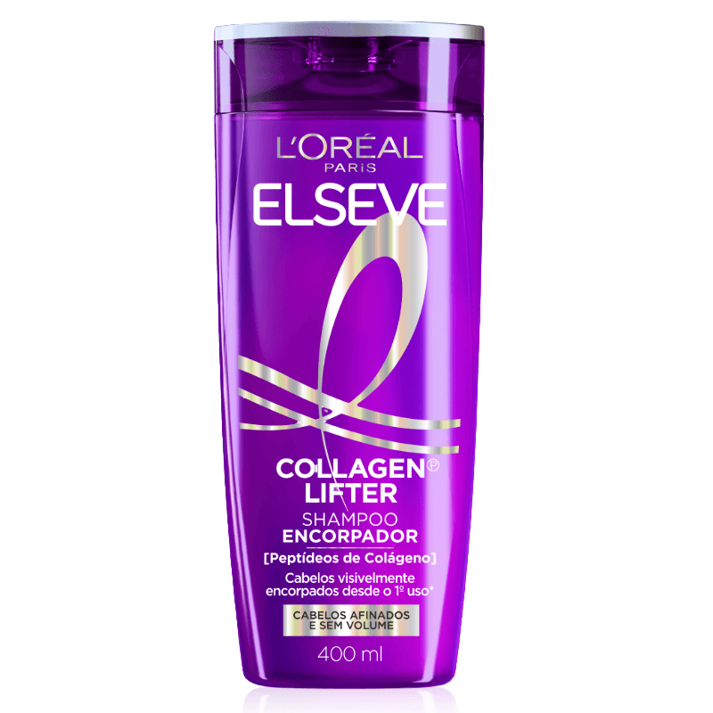 Shampoo Elseve Encorpador Collagen Lifter Para Volume 400ml