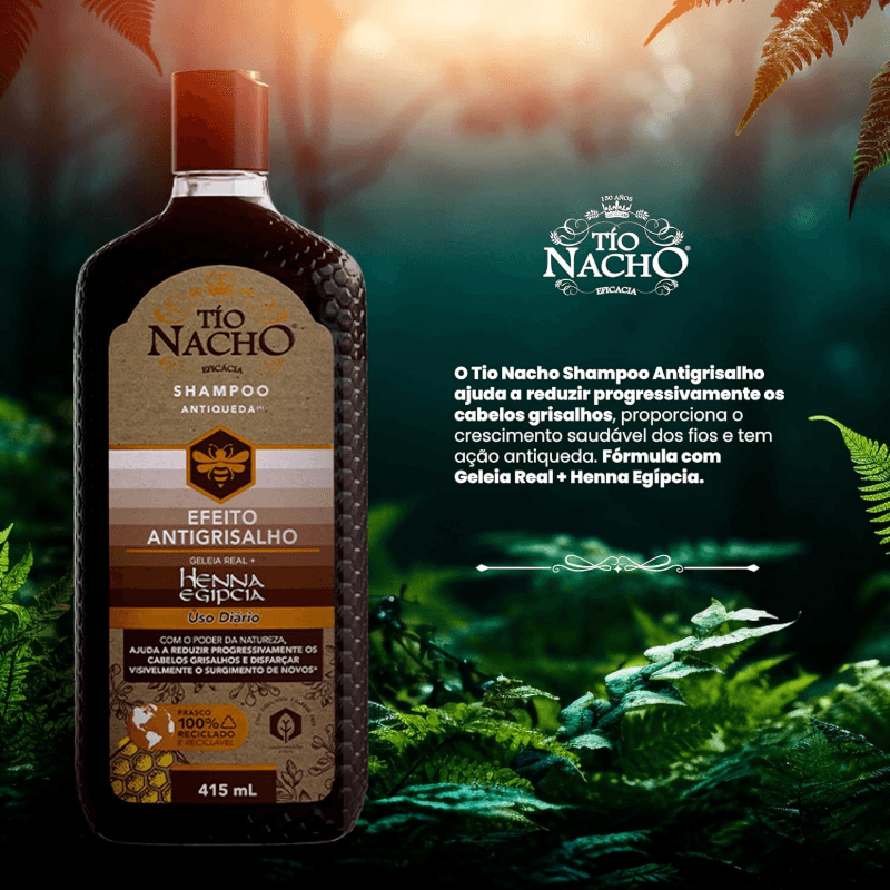 Kit Tio Nacho Antigrisalho Shampoo e Condicionador