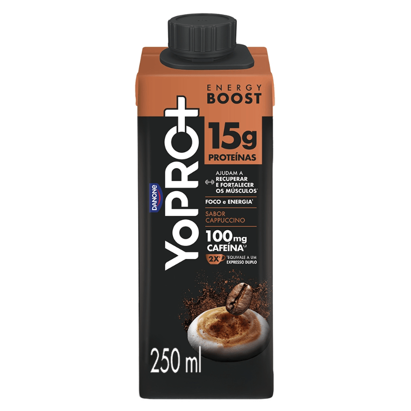 YoPRO Energy Boost Sabor Cappuccino 250ml | Drogal