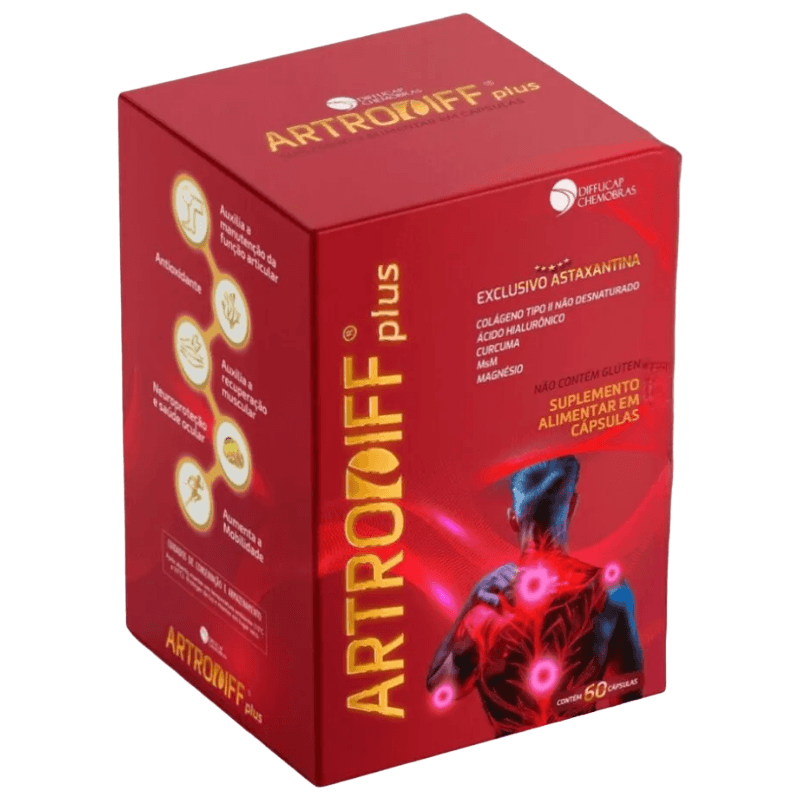 Artrodiff Plus 60 Cápsulas: Preço, Como tomar | Drogal